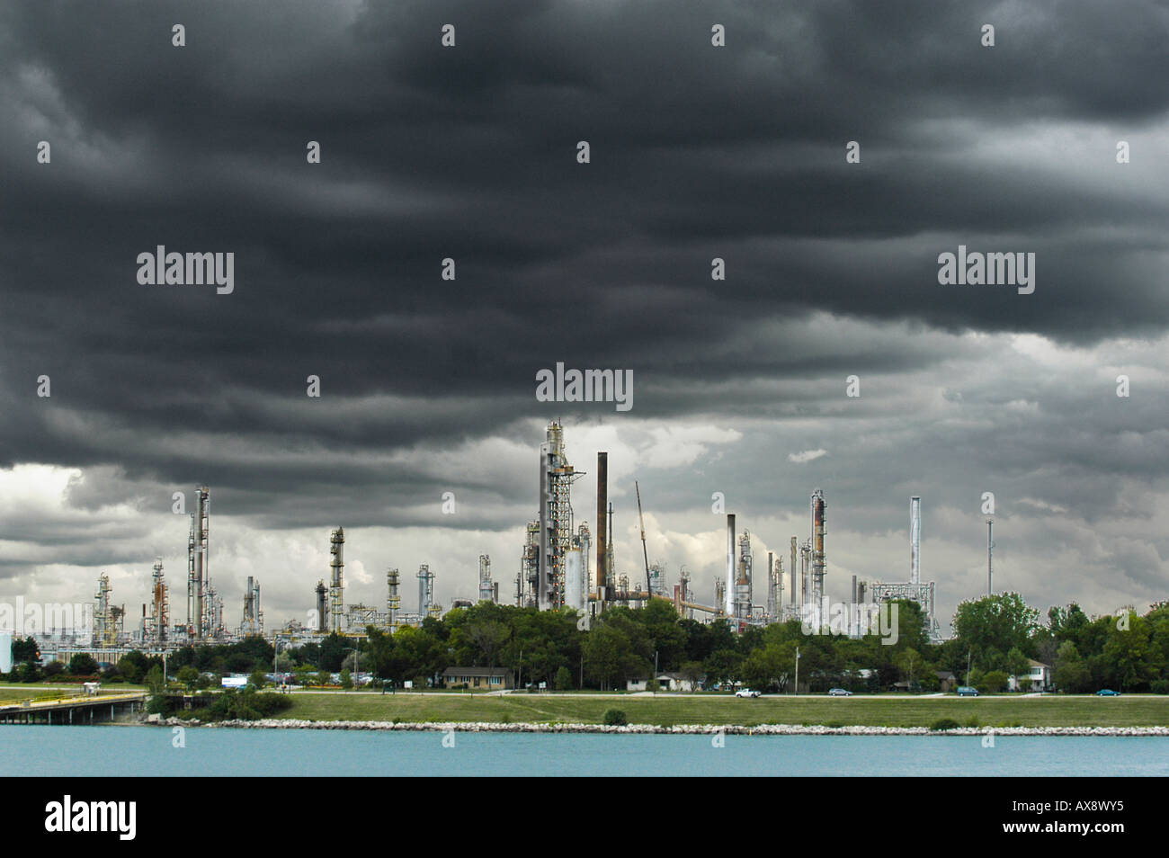 Ominous dark black storm clouds signal a rain storm Stock Photo - Alamy