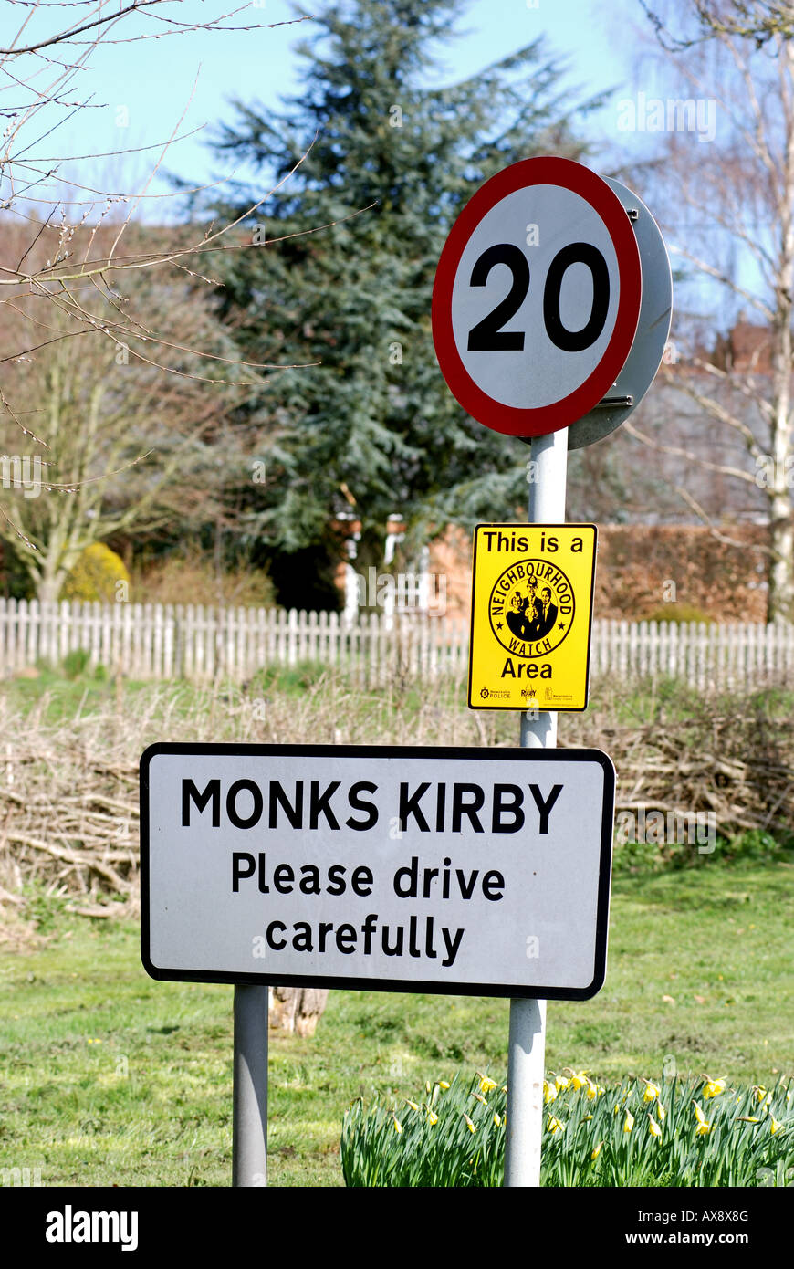 20mph speed limit area hi-res stock photography and images - Alamy