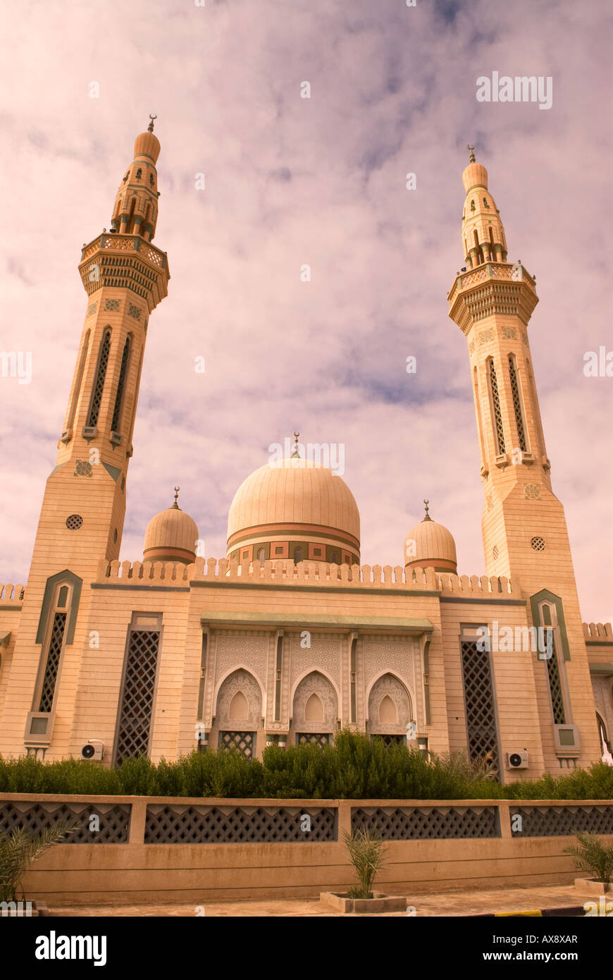 New Mosque in the modern town of Ghadames Libya Stock Photo - Alamy