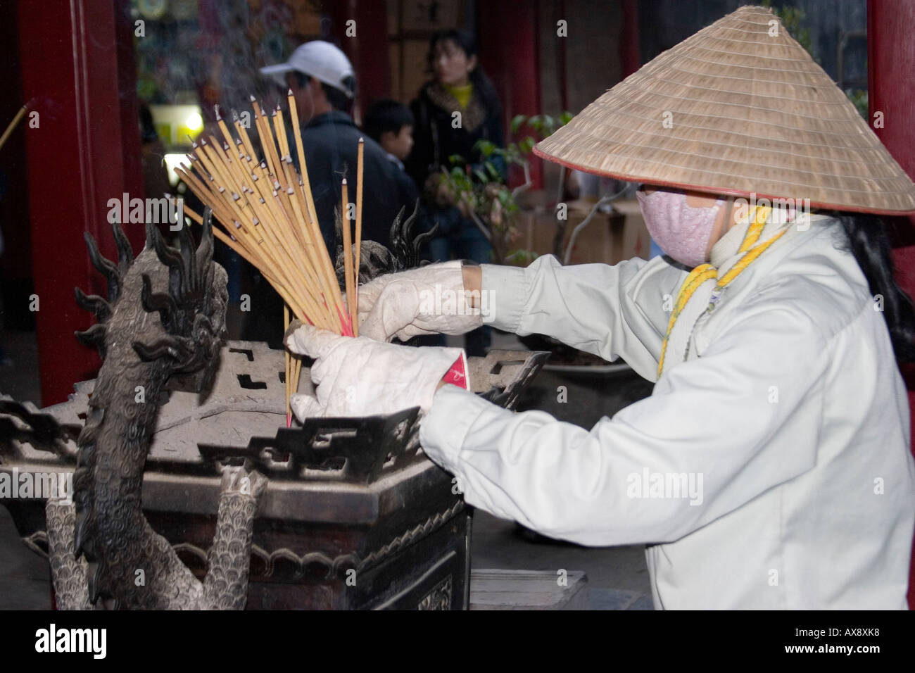 The Temple of Literature (Van Mieu Stock Photo - Alamy