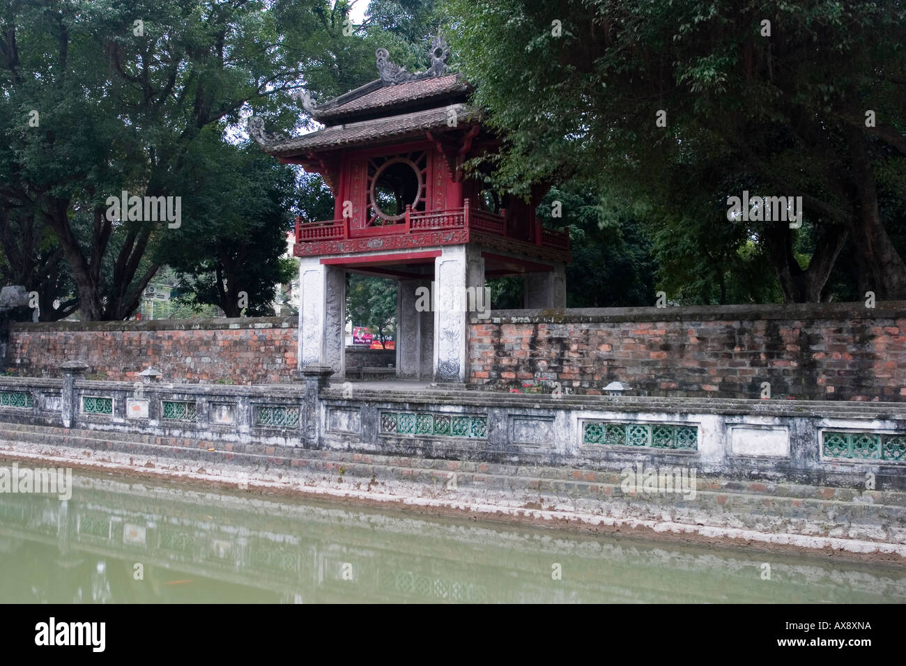 The Temple of Literature (Van Mieu Stock Photo - Alamy