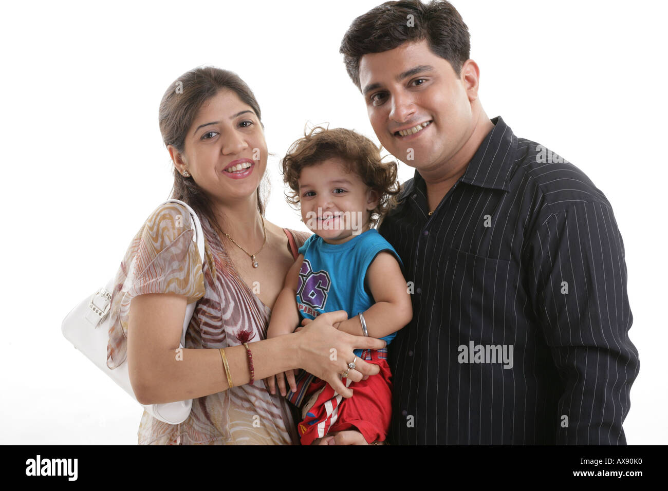 Indian nuclear family hi-res stock photography and images - Alamy
