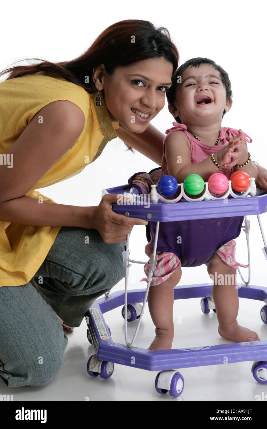 Baby walker indian hi-res stock photography and images - Alamy