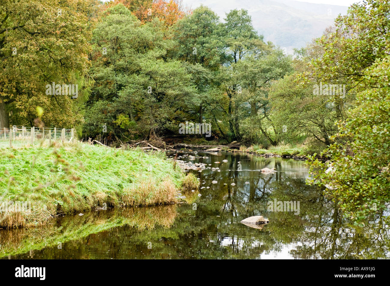 River Hodder near Dunsop Bridge in the Bowland Forest Lancashire Stock ...