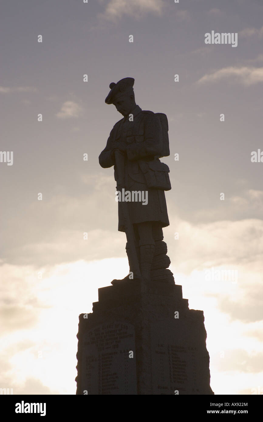 War memorial Port Ellen Harbour Isle of Islay Scotland Stock Photo - Alamy