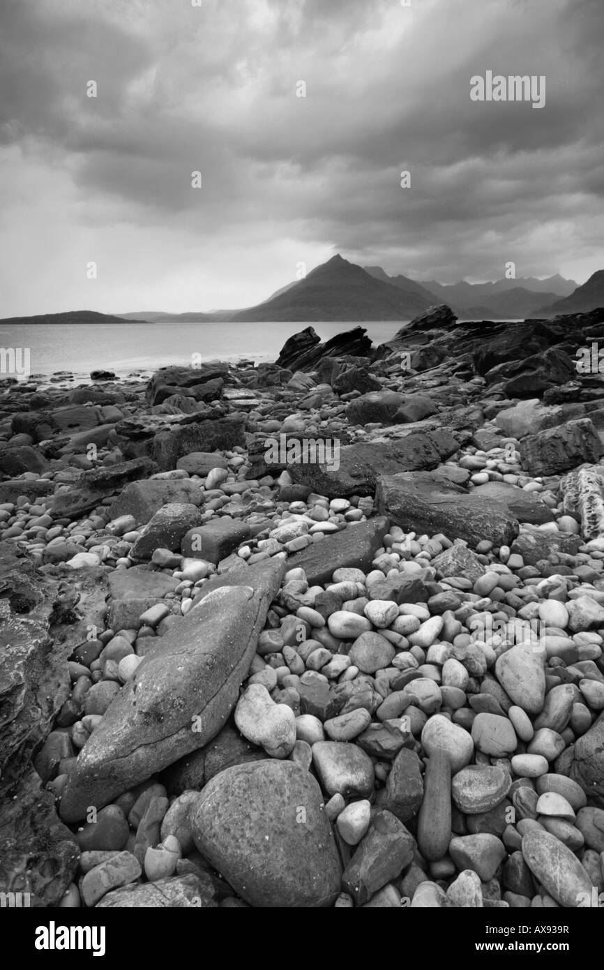 Cuillin view Black and White Stock Photos & Images - Alamy