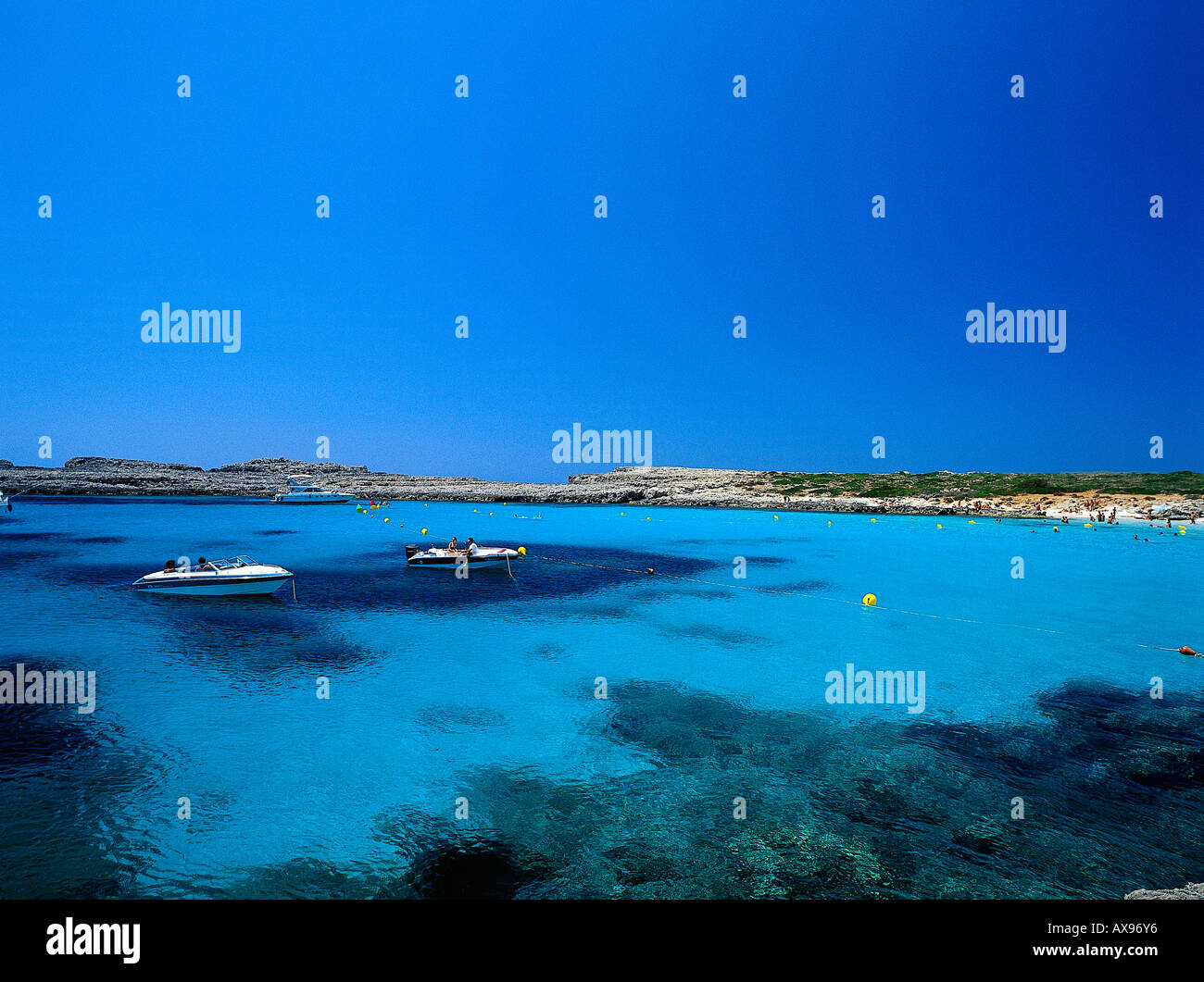 Cala Binibeca bay, Minorca Spain Stock Photo - Alamy