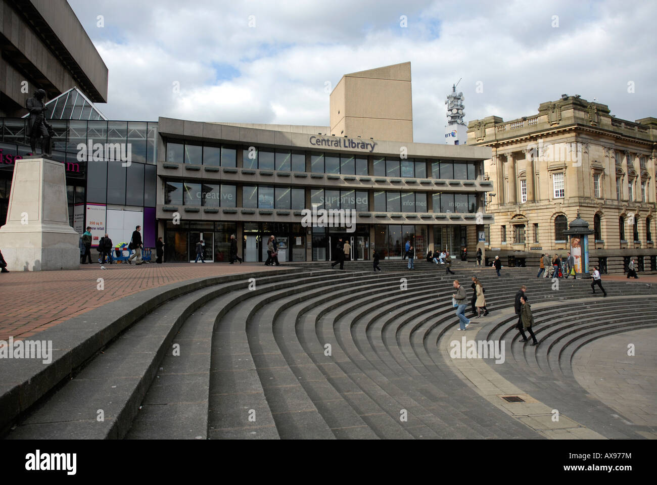 The Central Library/ Paradise Forum in Birmingham City centre Stock ...