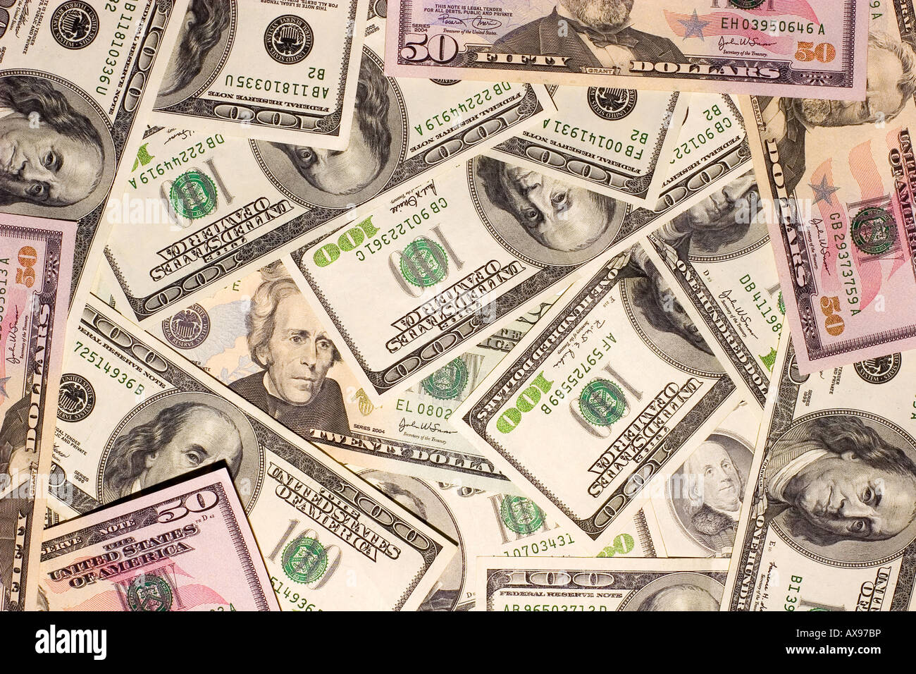 The background from dollars banknotes Stock Photo - Alamy