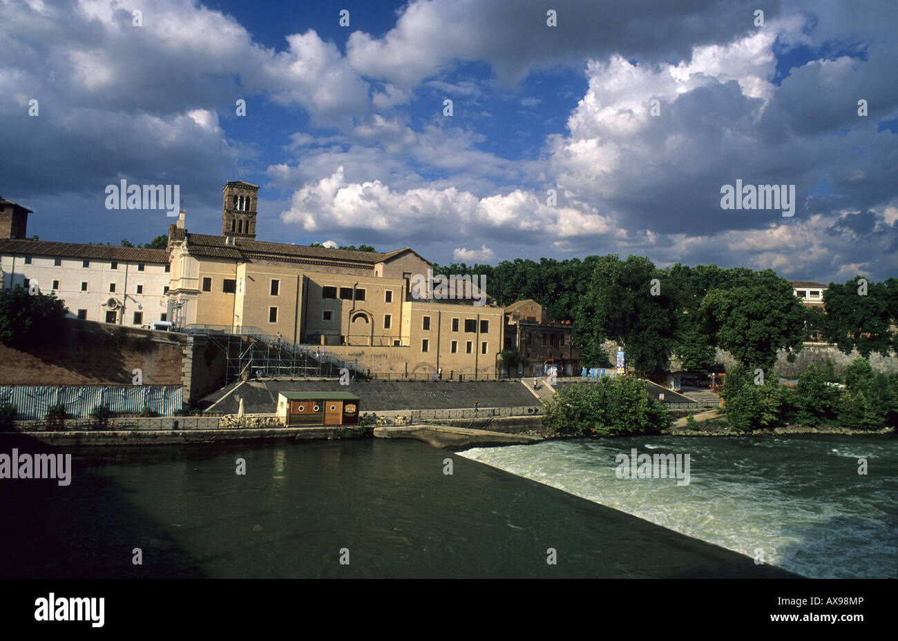 Tiber Island, Rome, Italy Stock Photo - Alamy