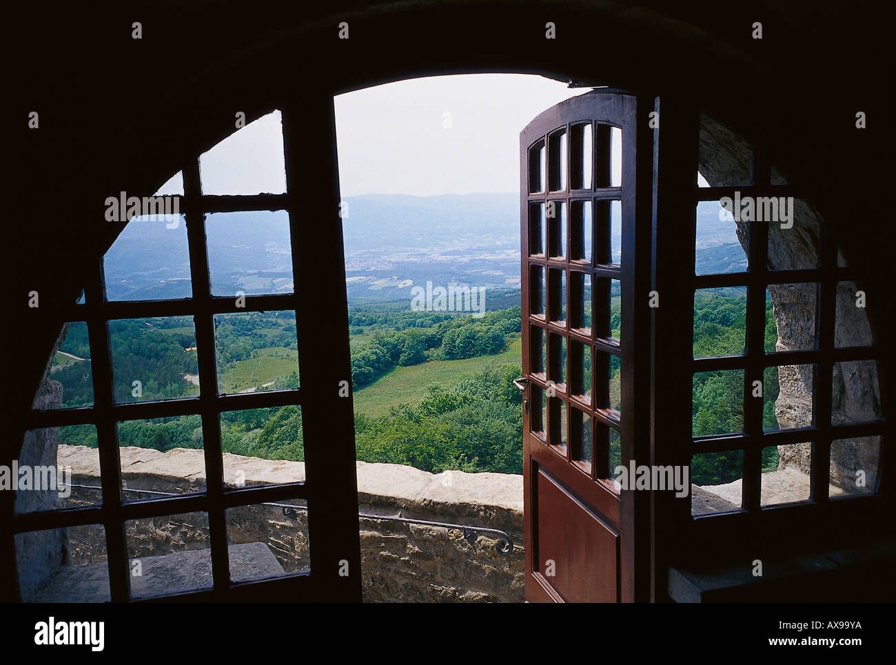 View, Franciscan Monastery, La Verna Tuscany, Italy Stock Photo - Alamy