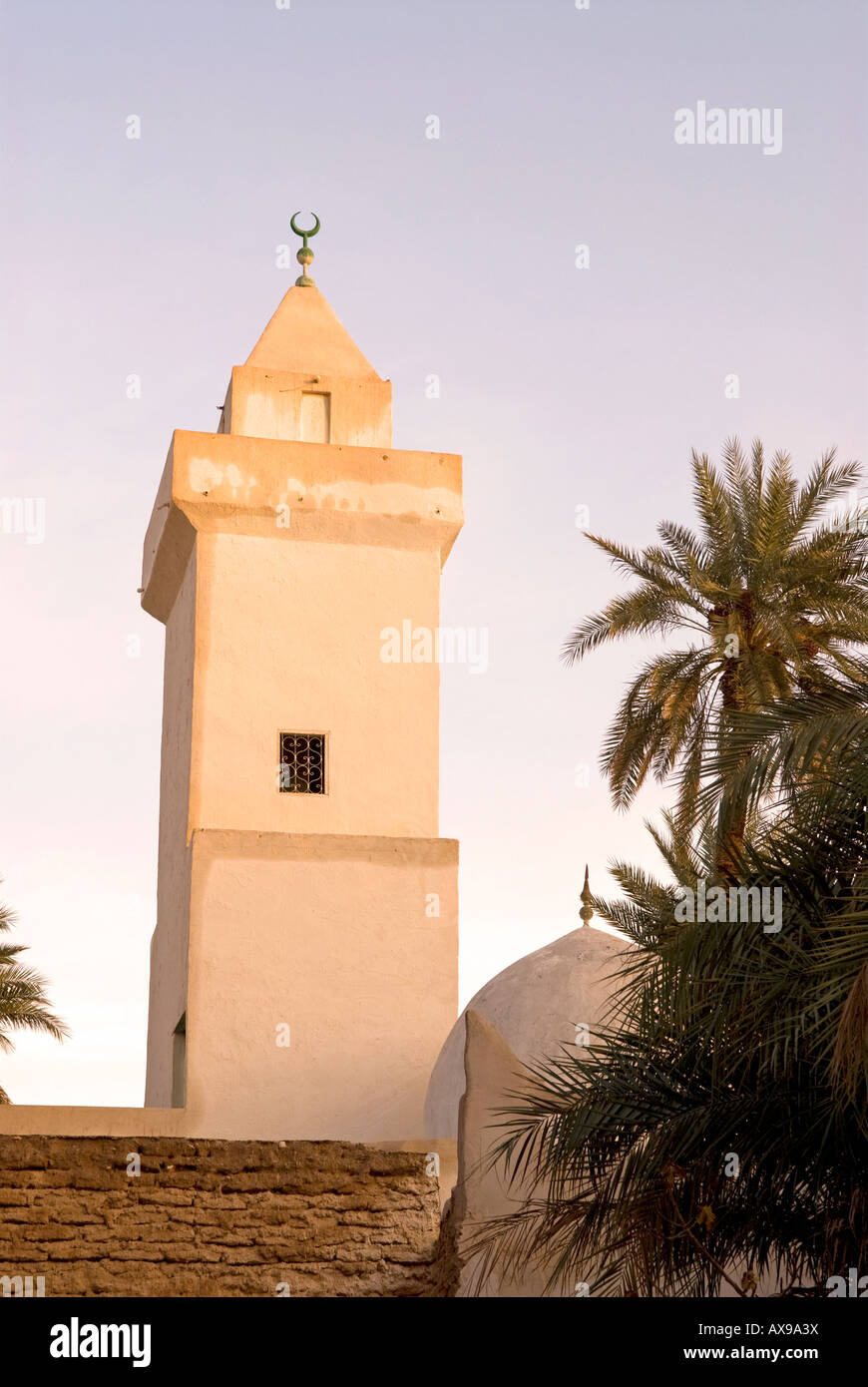 A view of the Omran mosque Old City Ghadames Libya Stock Photo - Alamy