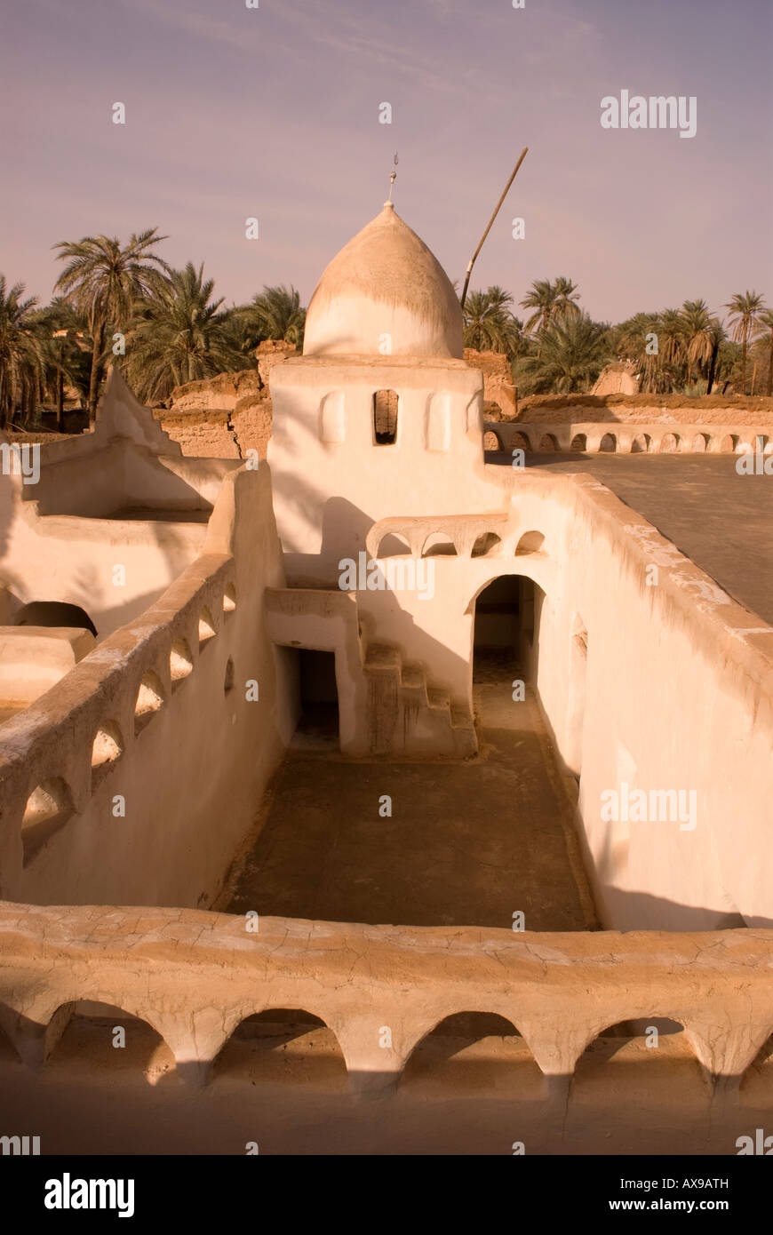 A view of the Old City of Ghadames, Libya. A UNESCO World Heritage site ...