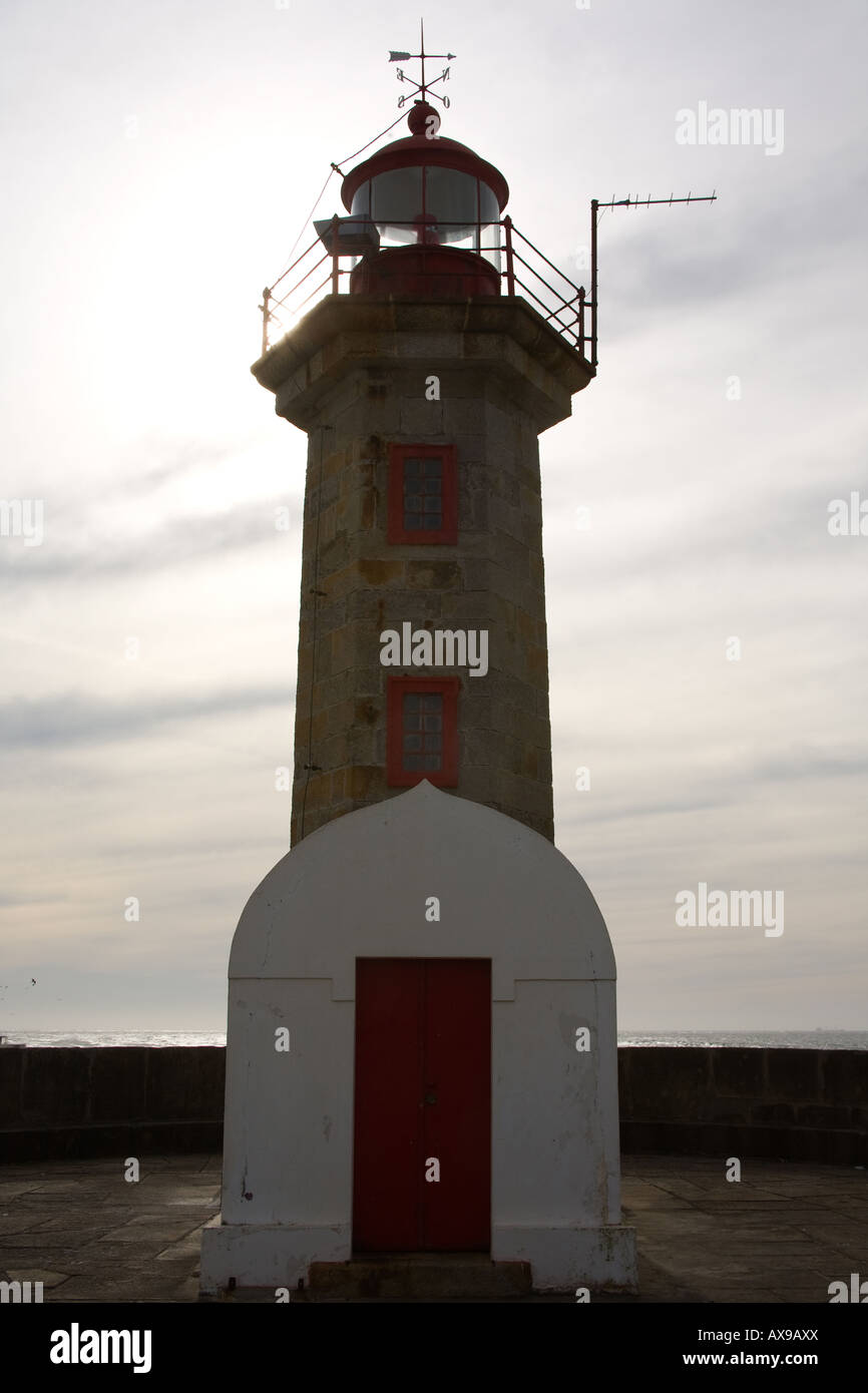 Oporto lighthouse hi-res stock photography and images - Alamy