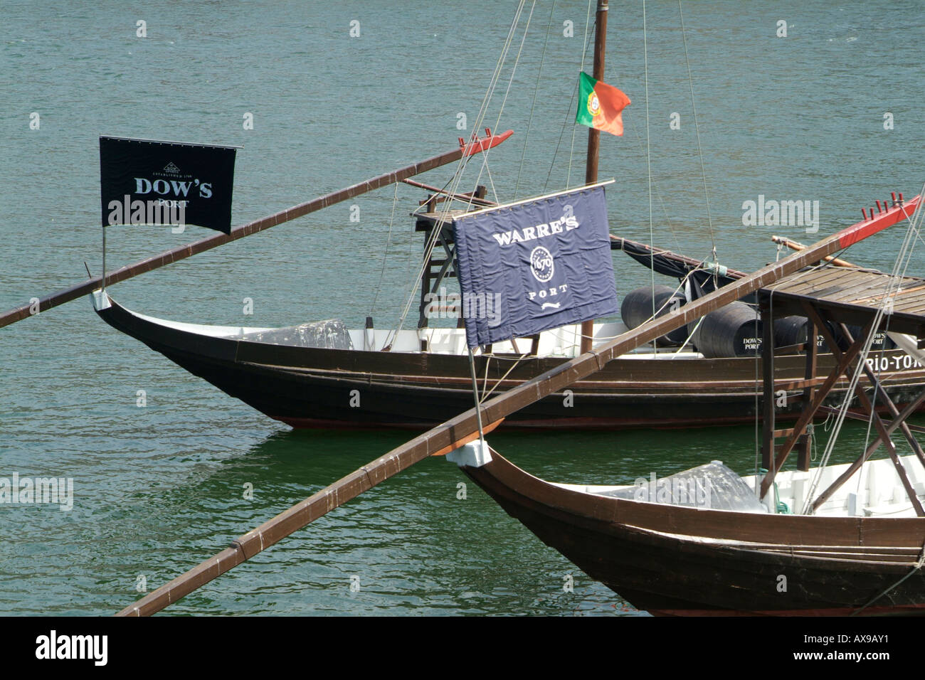 Port And Wine Porto Barge And Barrels High Resolution Stock Photography ...