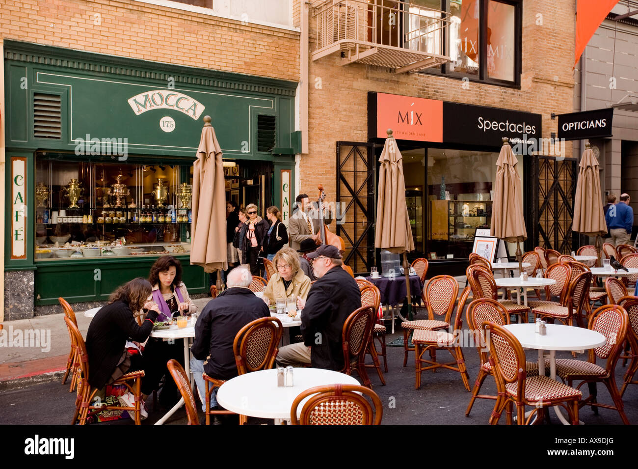 Maiden Lane San Francisco Stock Photo - Alamy