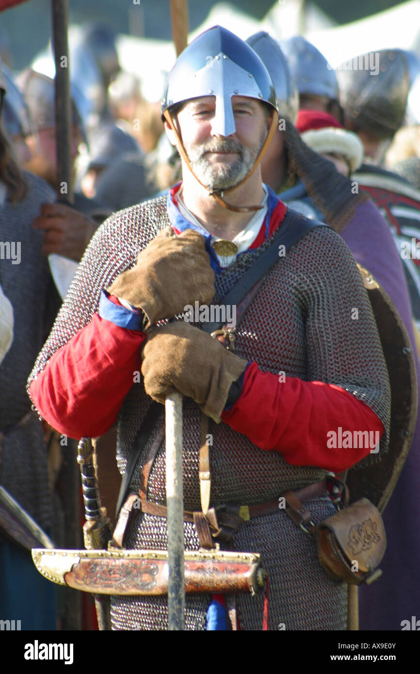 Leaning on his sword hi-res stock photography and images - Alamy