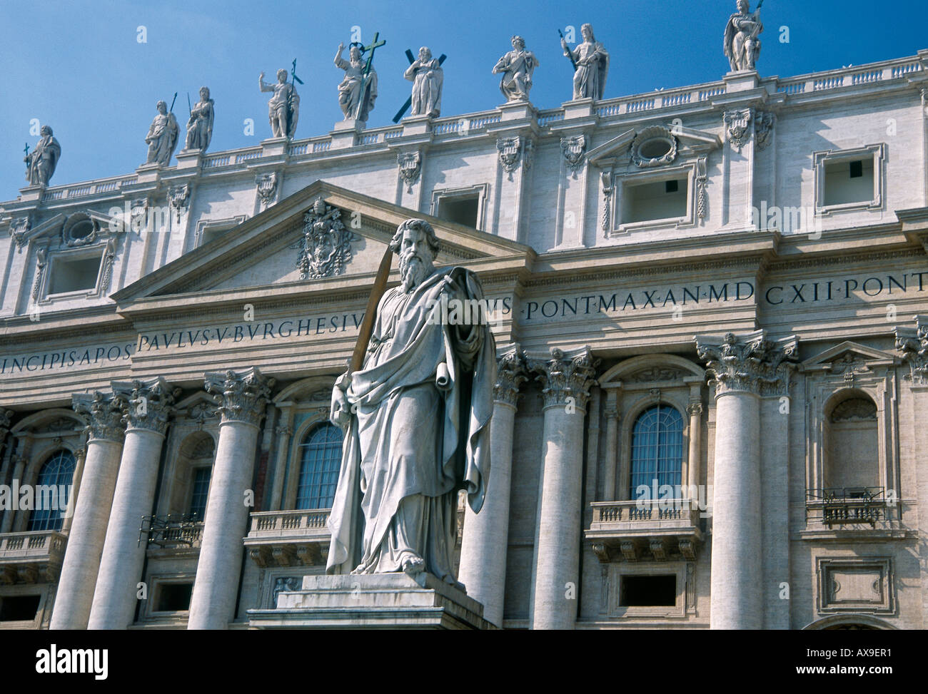 Facade of St Peter's Basilica, Rome, Italy Stock Photo - Alamy