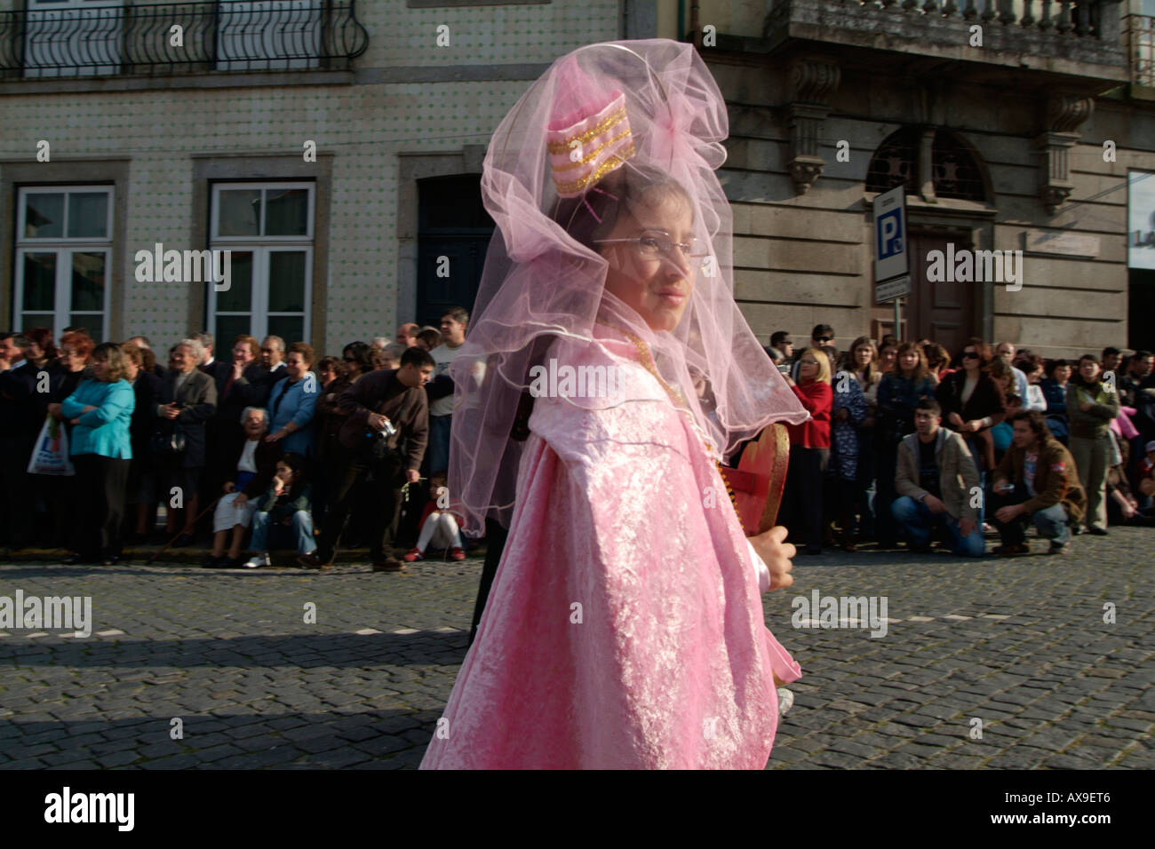 Kids in a procession in the Holy Week of Braga, Portugal Stock Photo ...