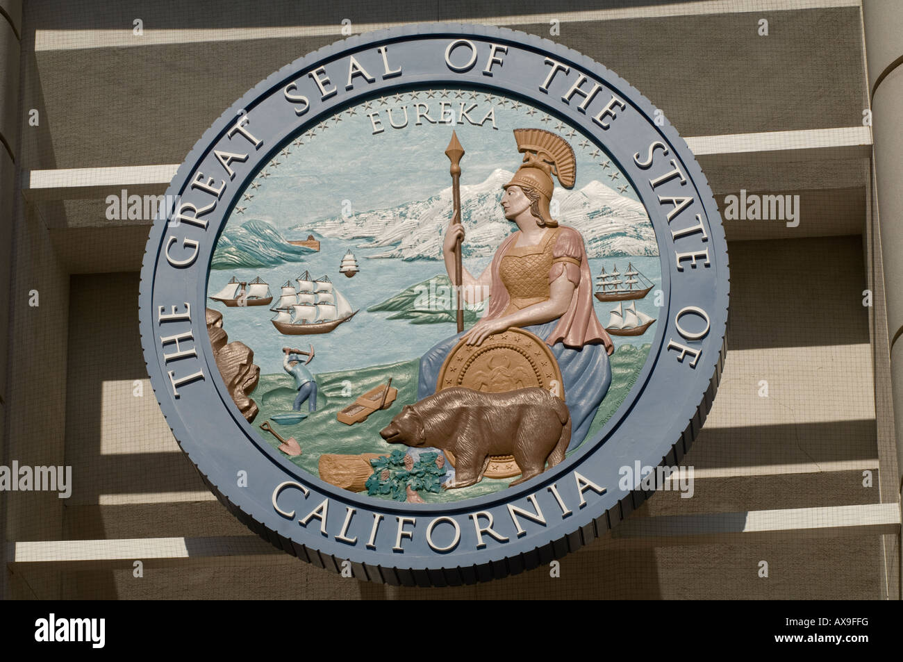 Great seal of Californoia Stock Photo - Alamy