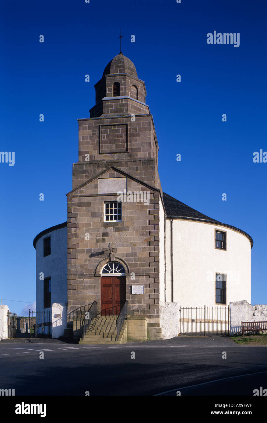 Bowmore church Islay Argyll Scotland UK Stock Photo - Alamy