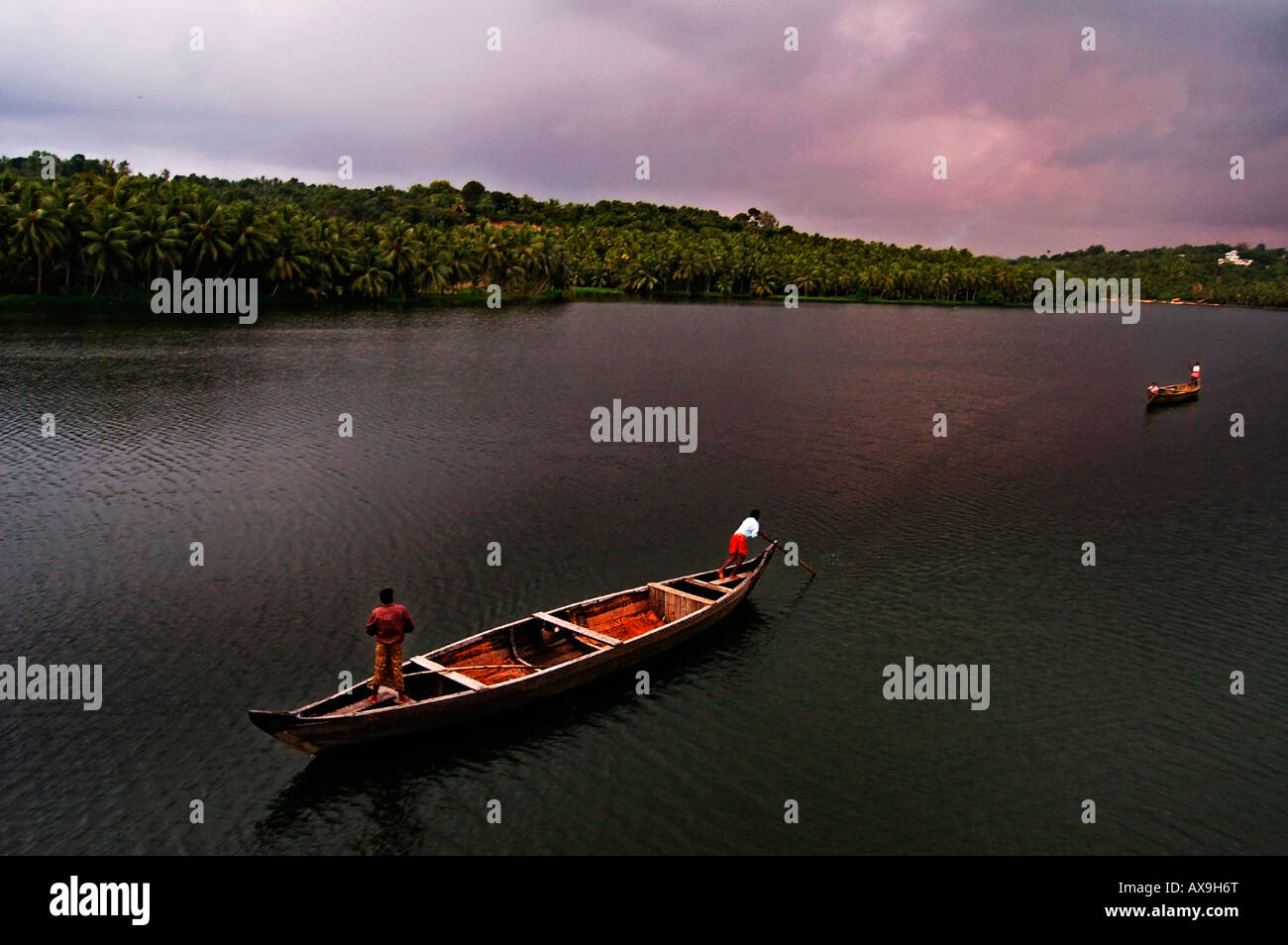 Akkulam lake, Trivandrumk, kerala, India Stock Photo - Alamy