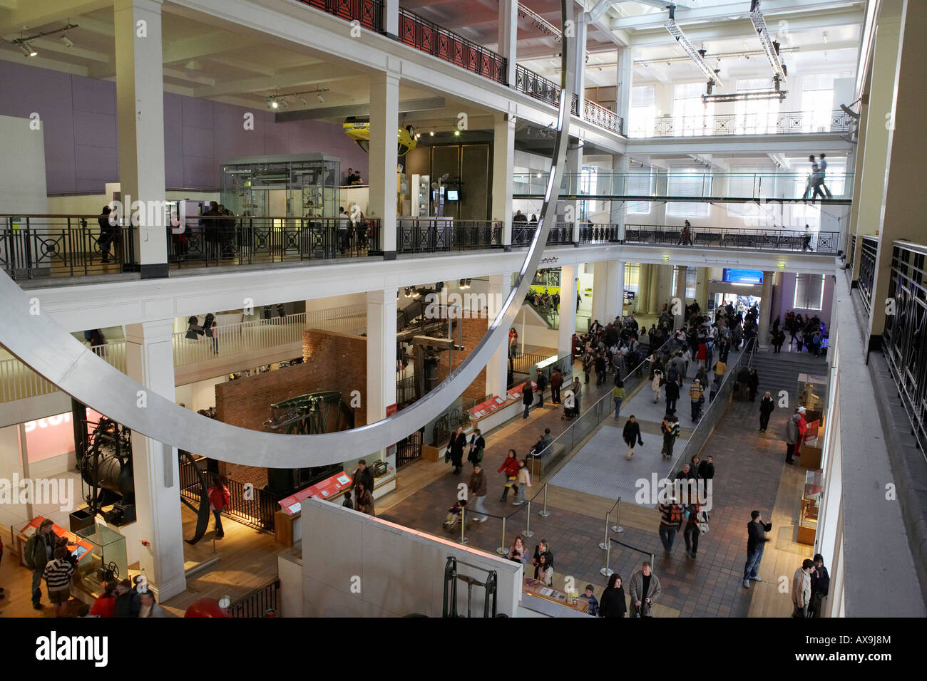 Lobby area of Londons, Science Museum Stock Photo - Alamy