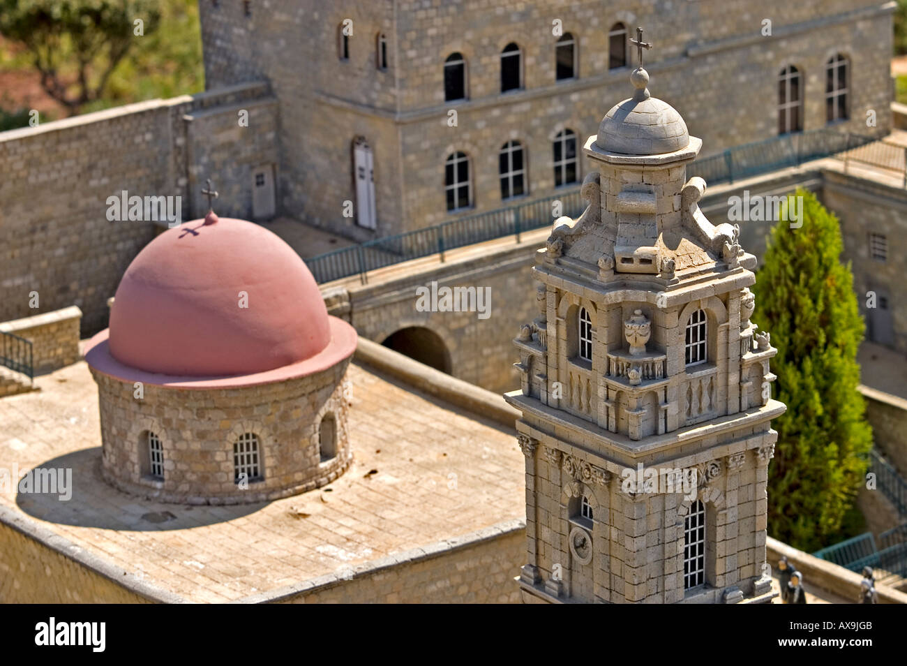 Replica of the Church of the Holy Sepulcher Jerusalem at Mini Israel ...