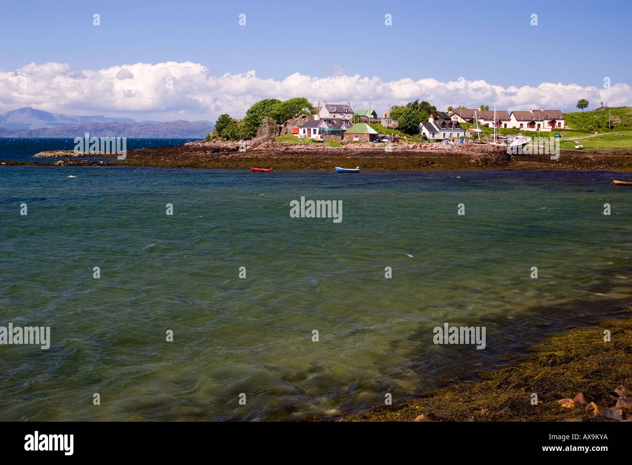 Camusterrach, Highland Village, Applecross Peninsula, Scotland Stock ...