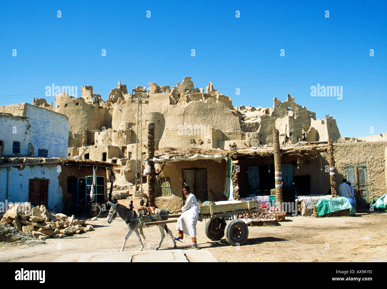 SHALI FORTRESS WESTERN DESERT EGYPT Stock Photo - Alamy