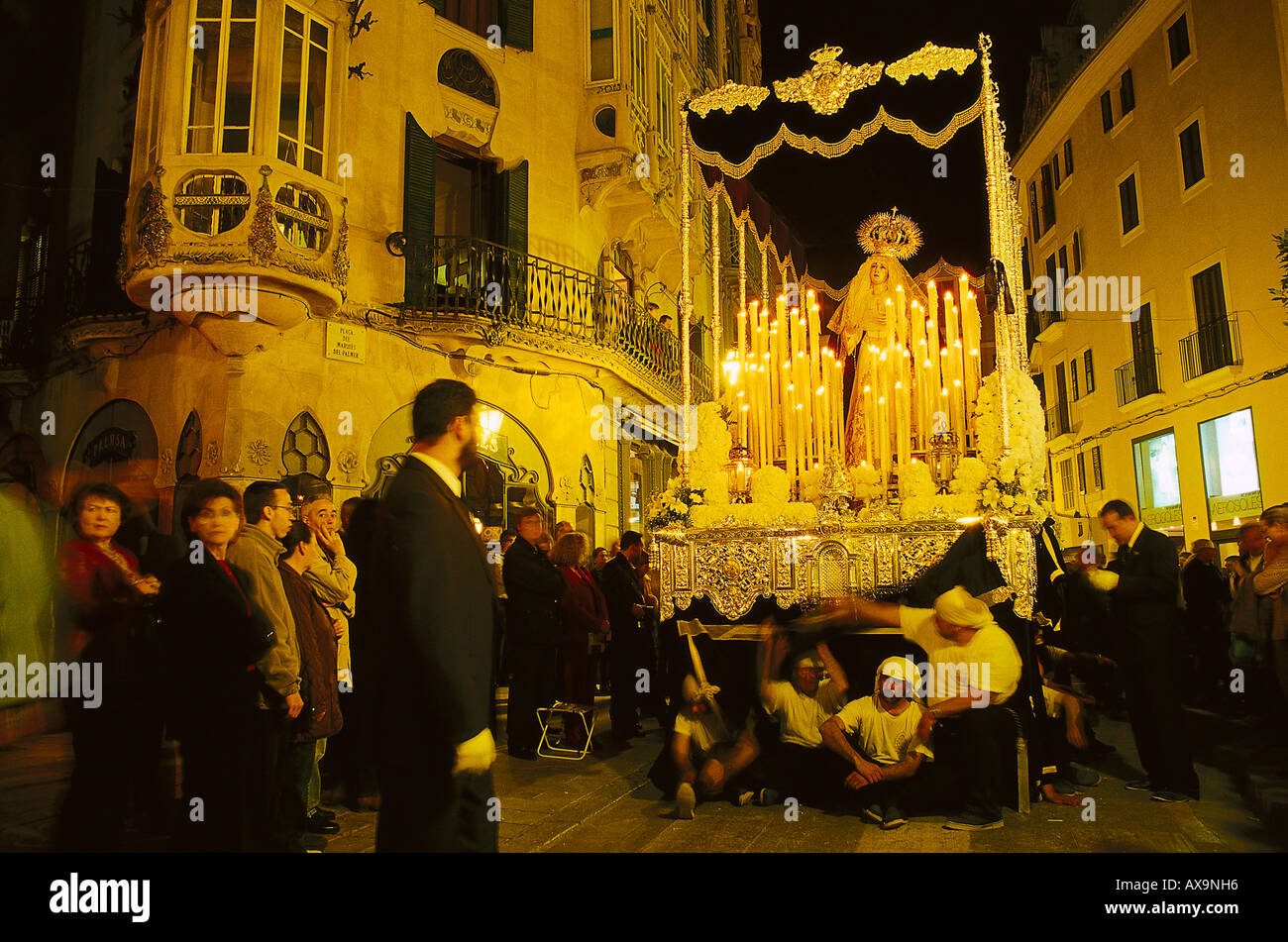 Easter procession at mallorca, spain hi-res stock photography and ...