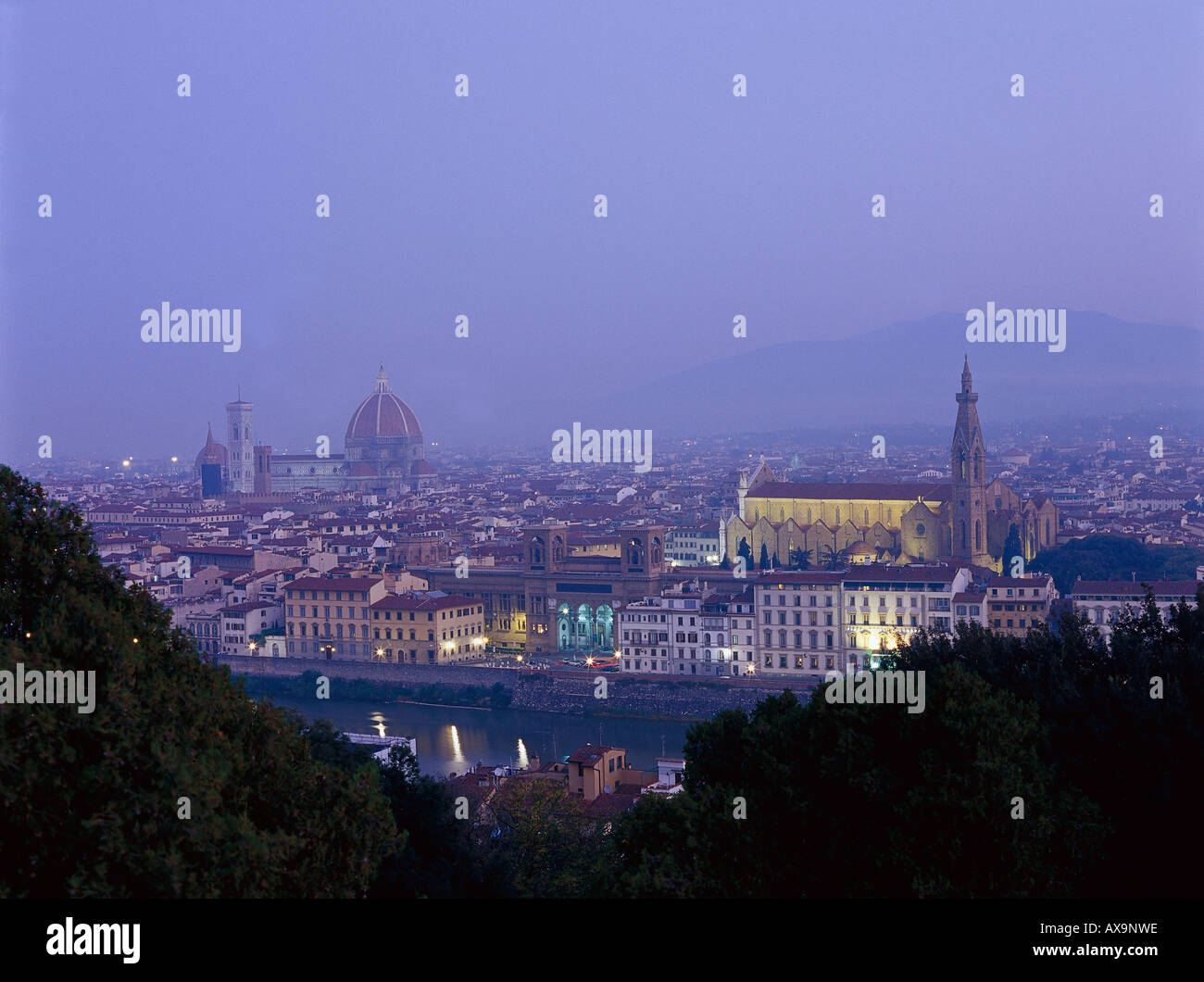 Cityscape View, Sta Croce, Florence Italy Stock Photo - Alamy