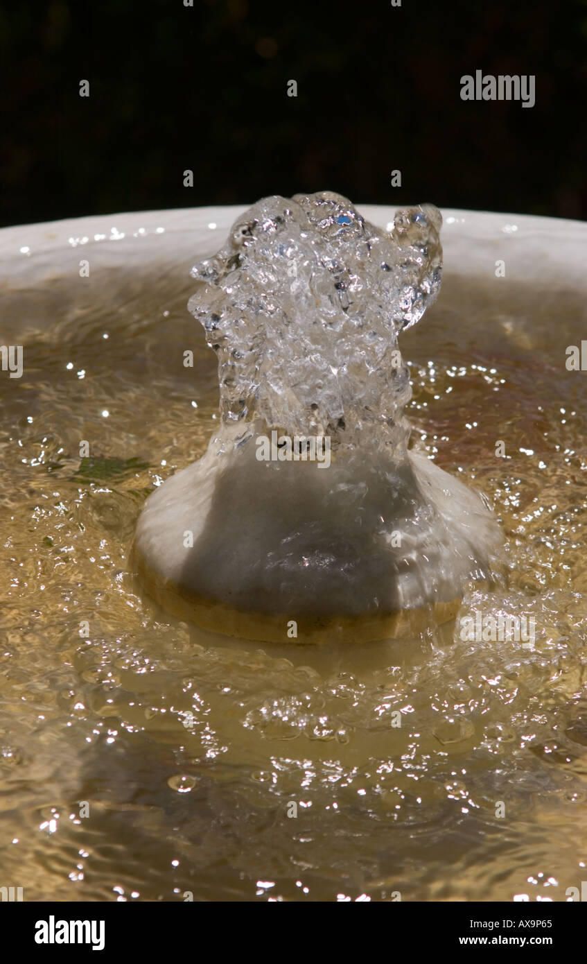 Close up shot of a water feature at The Generalife Alhambra palace ...