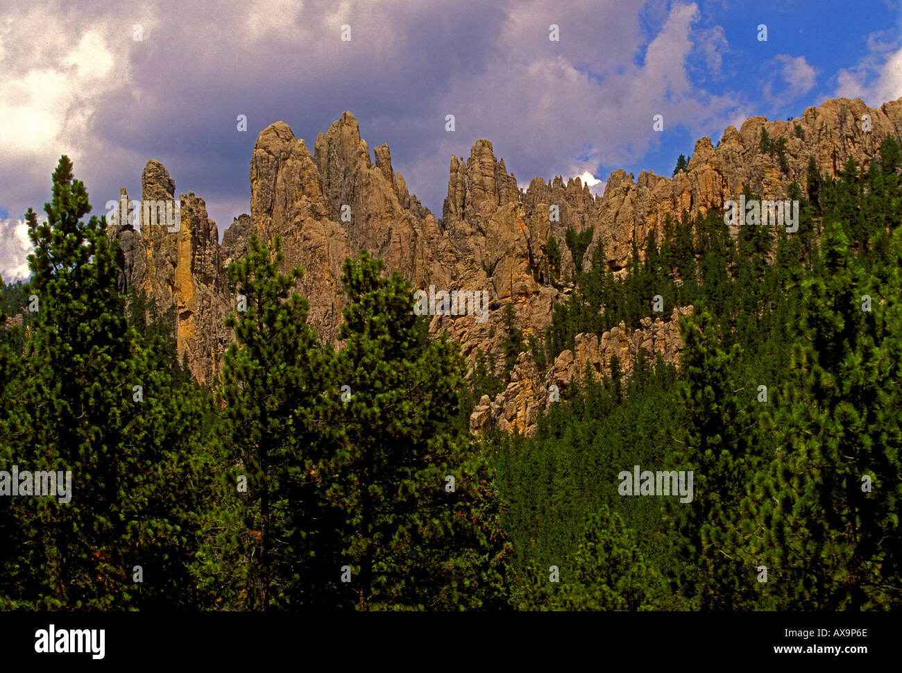 Cathedral Spires, spire, spires, rock formation, Needles Highway ...
