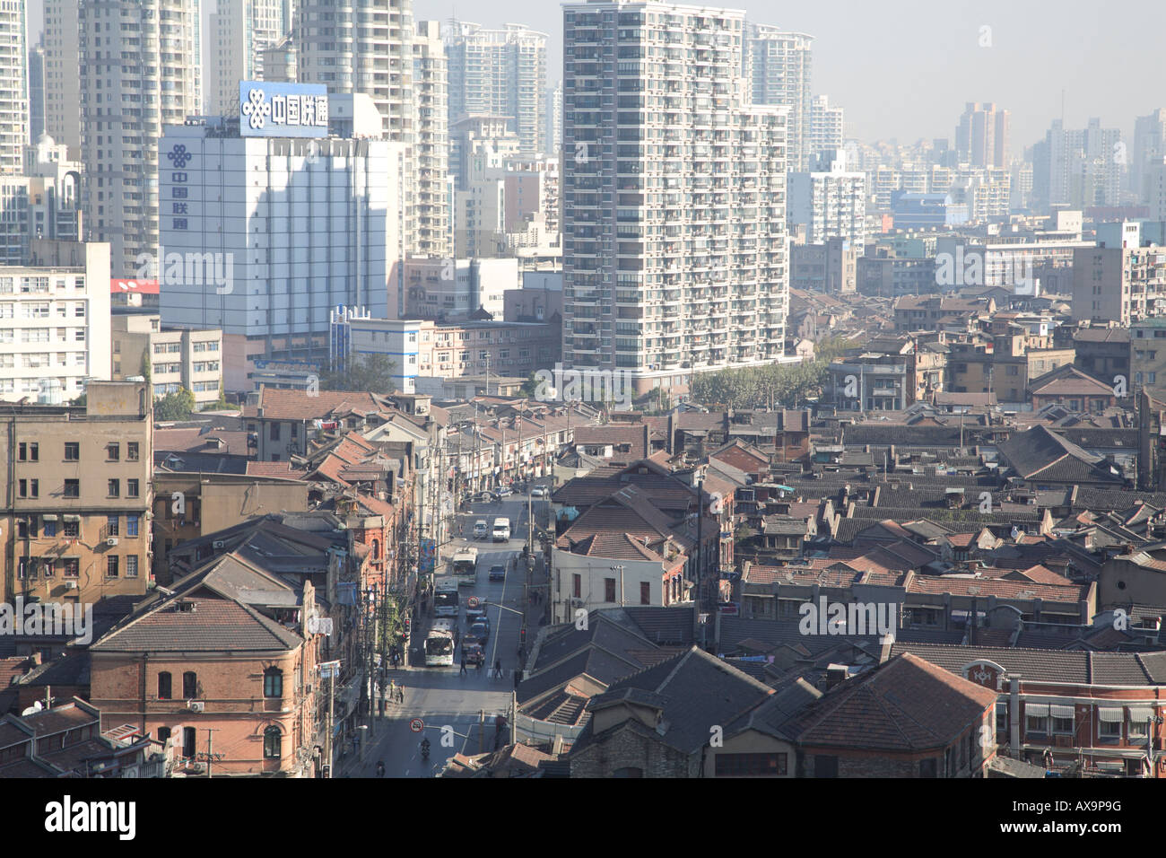 Longtang neighborhood traditional Chinese housing in Shanghai ...