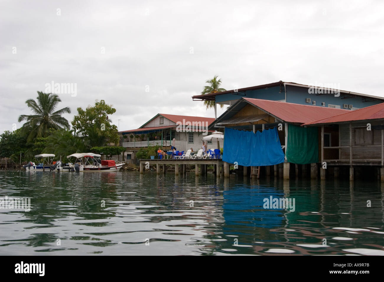 Isla Colon Bocas del Toro Panama Central America Stock Photo - Alamy