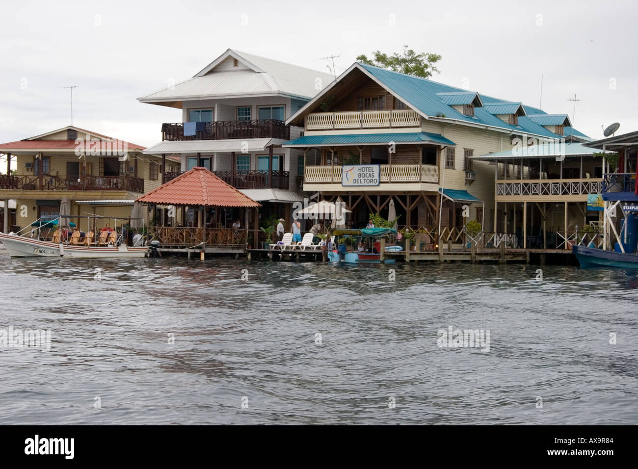Isla Colon Bocas del Toro Panama Central America Stock Photo - Alamy