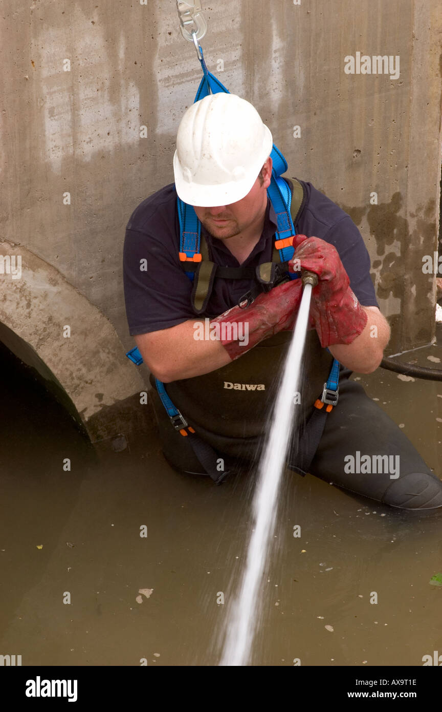 High Pressure Jetting Stock Photo - Alamy