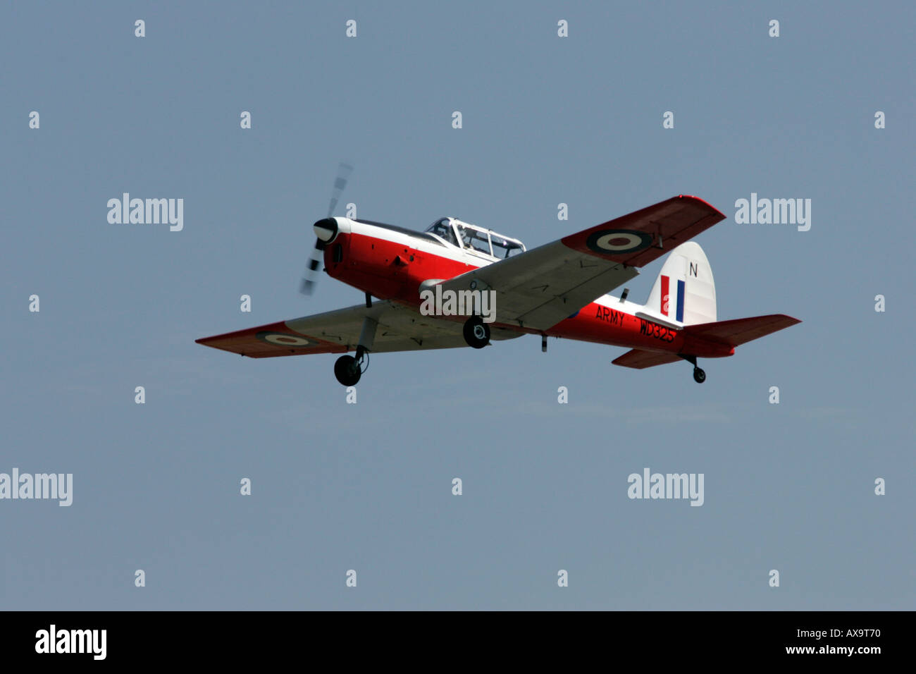 British Army Air Corps Historic Flight WD325 de Havilland Chipmunk T ...
