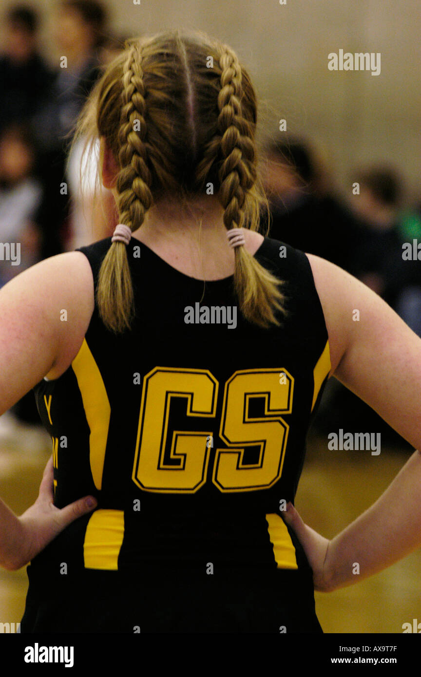 Netball Player Stock Photo - Alamy