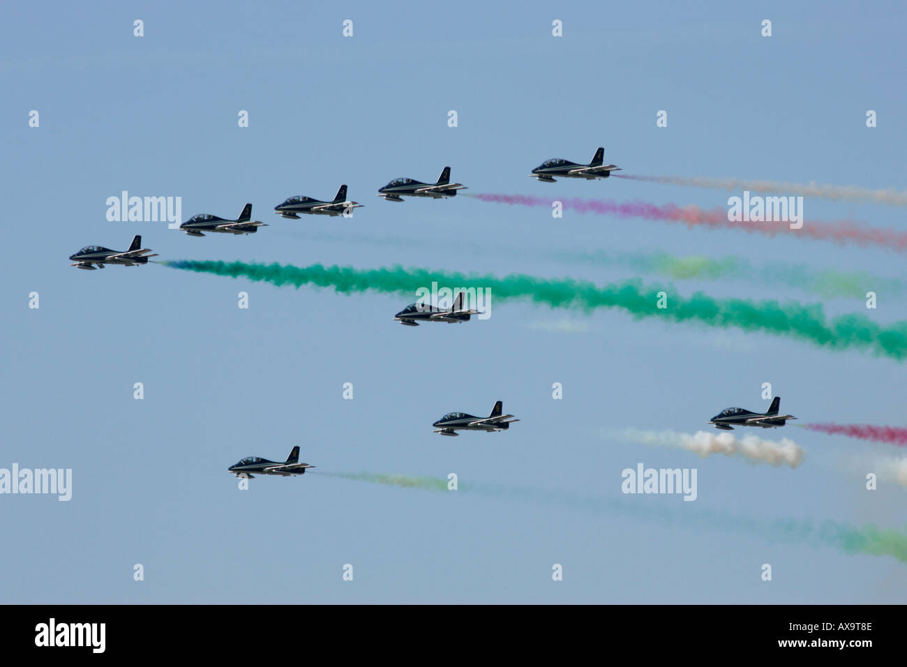 Il tricolori italian aerobatic display hi-res stock photography and ...