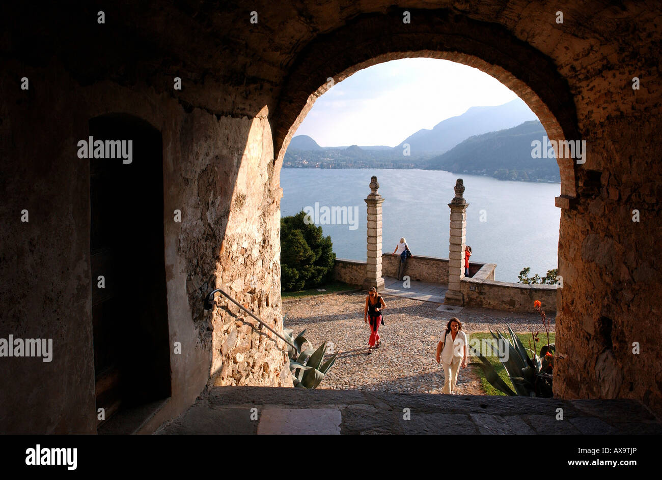 The Lugano Lake, Morcote, Switzerland Stock Photo - Alamy