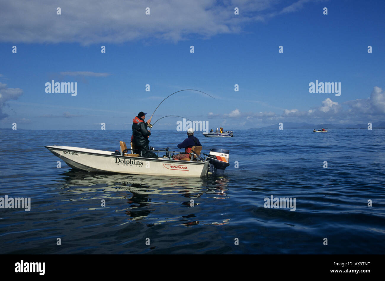 Salmon fishing on the north coast BC Stock Photo - Alamy