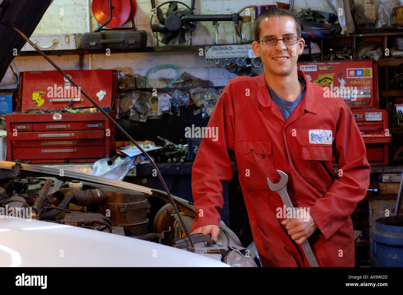 Macanic At Work Stock Photo - Alamy