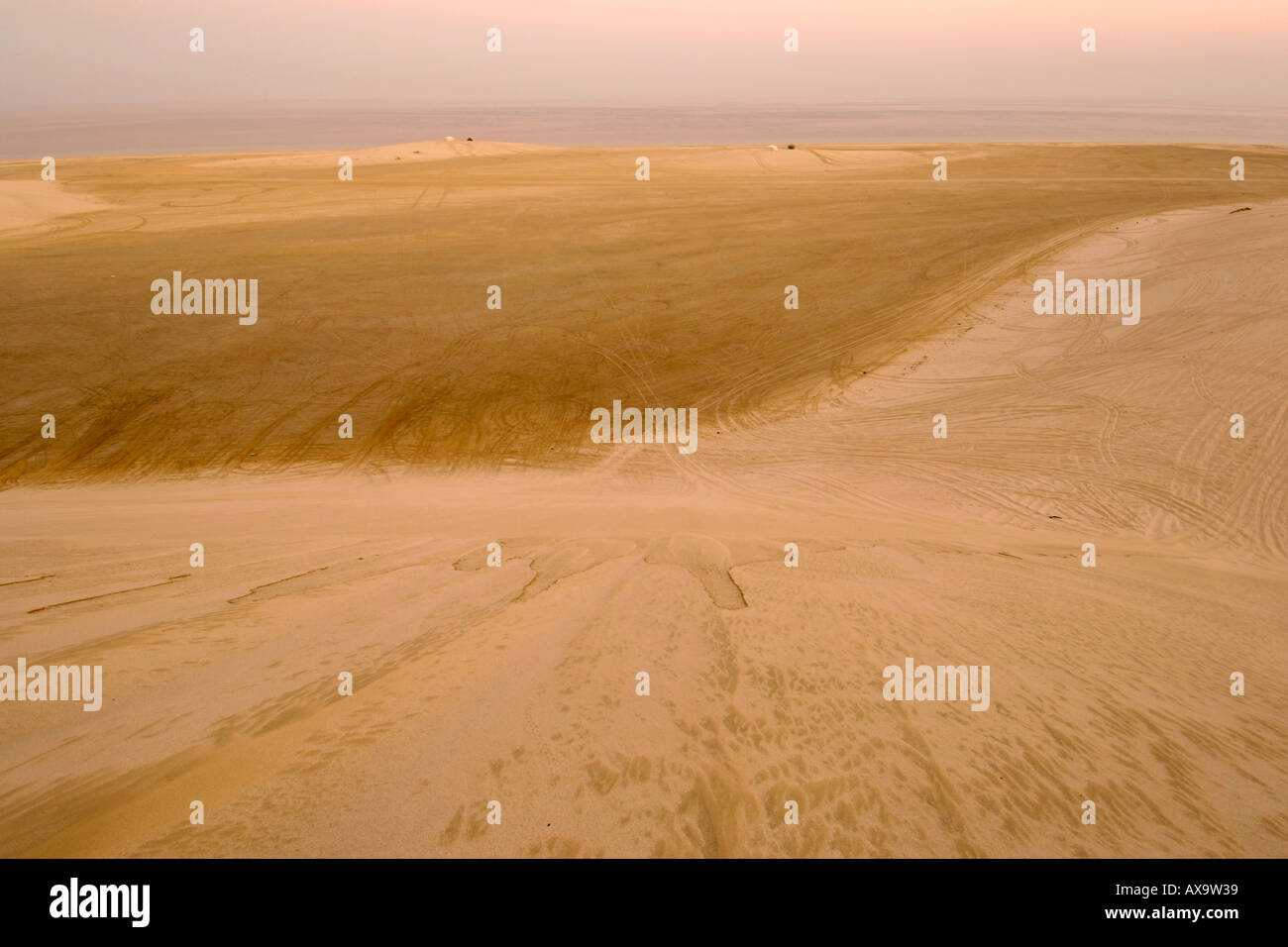 The Inland Sea (Khor al Adaid) in southern Qatar at dusk. Qatar hopes ...