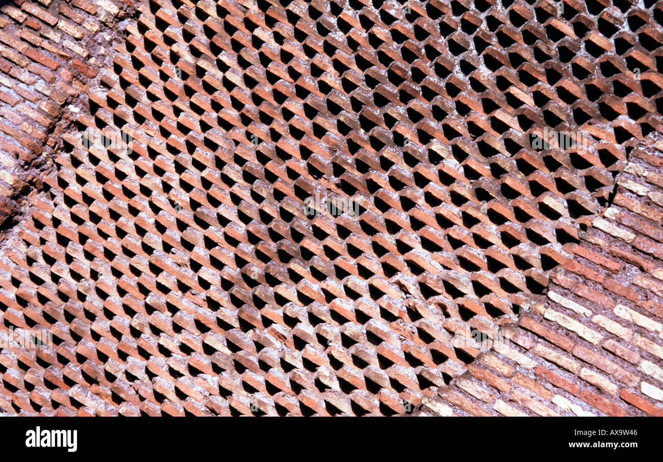 Ancient Bricks From The Forum In Rome The Capital Of Italy Stock Photo ...