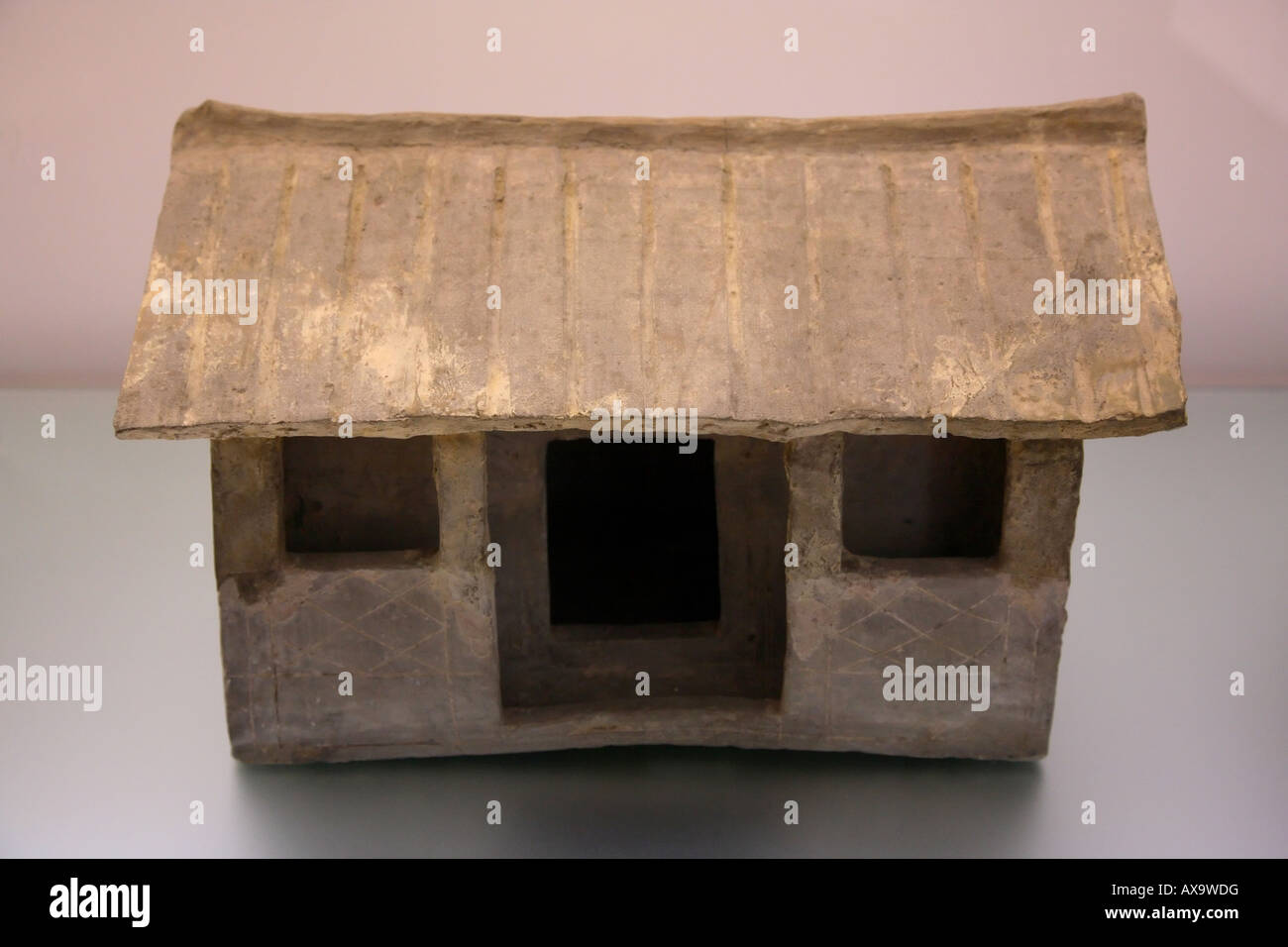 Grey pottery house with a verandah Han Dynasty 206bc 220ad Hong Kong ...