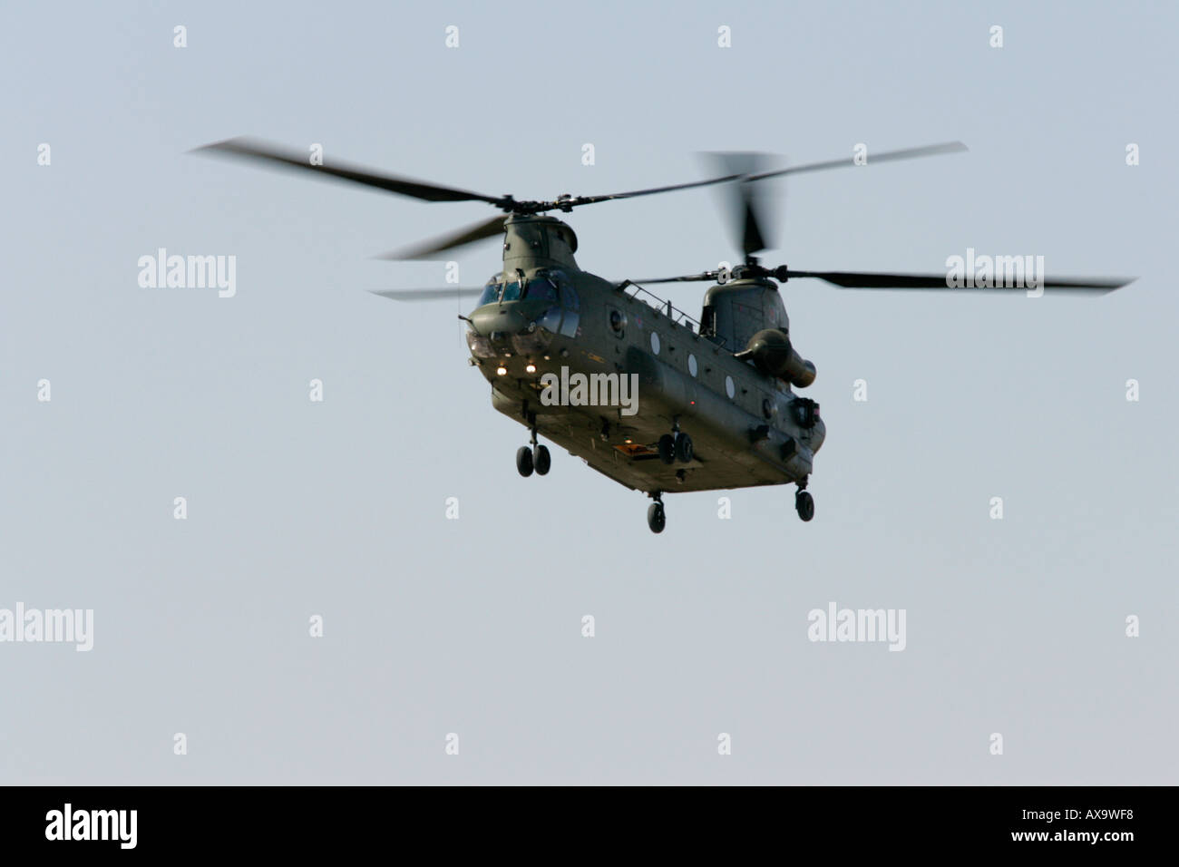 RAF Chinook HC5 CH 47 Boeing helicopter at RIAT 2005 RAF Fairford ...