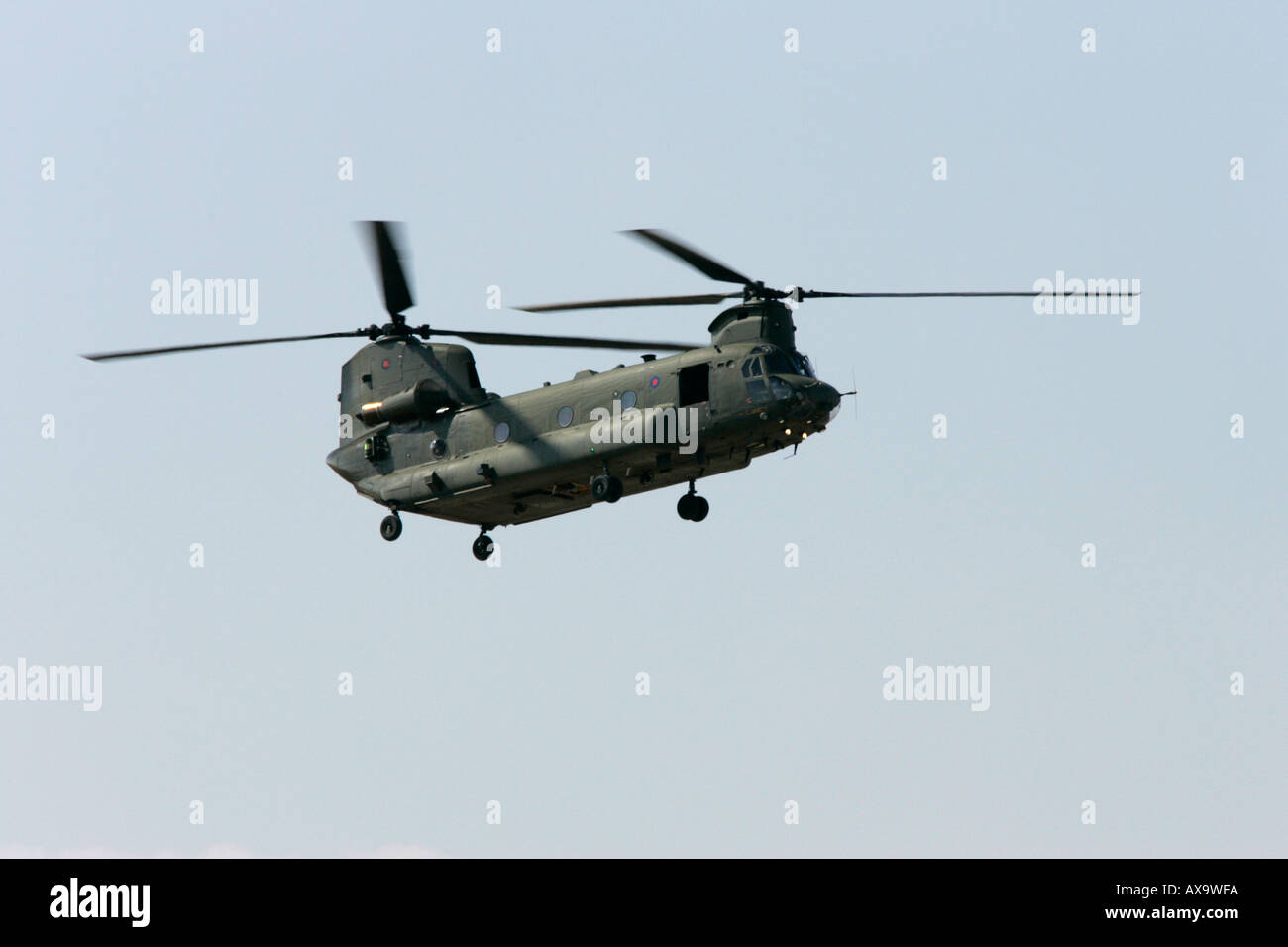 RAF Chinook HC5 CH 47 Boeing helicopter at RIAT 2005 RAF Fairford ...