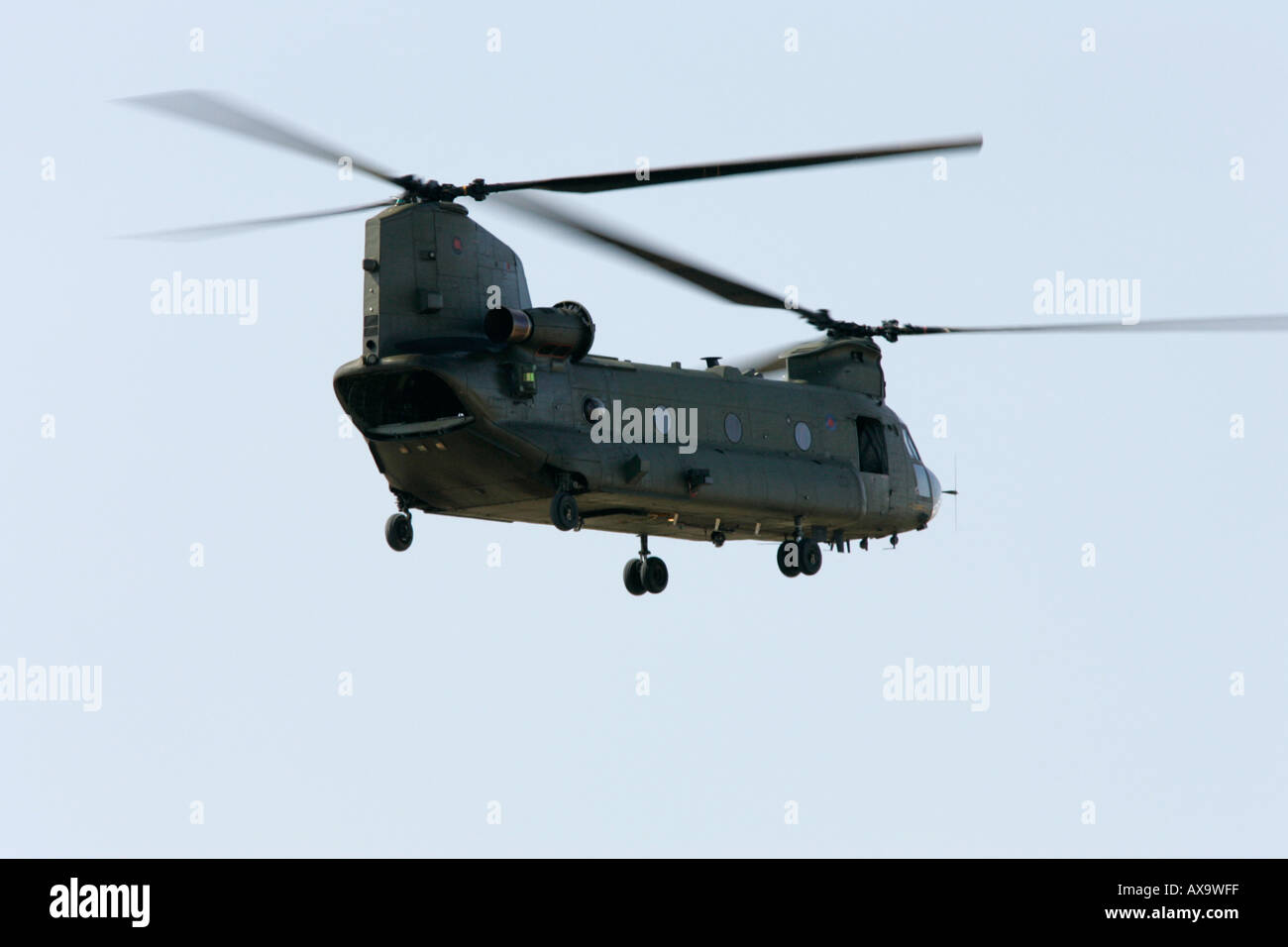 RAF Chinook HC5 CH 47 Boeing helicopter at RIAT 2005 RAF Fairford ...